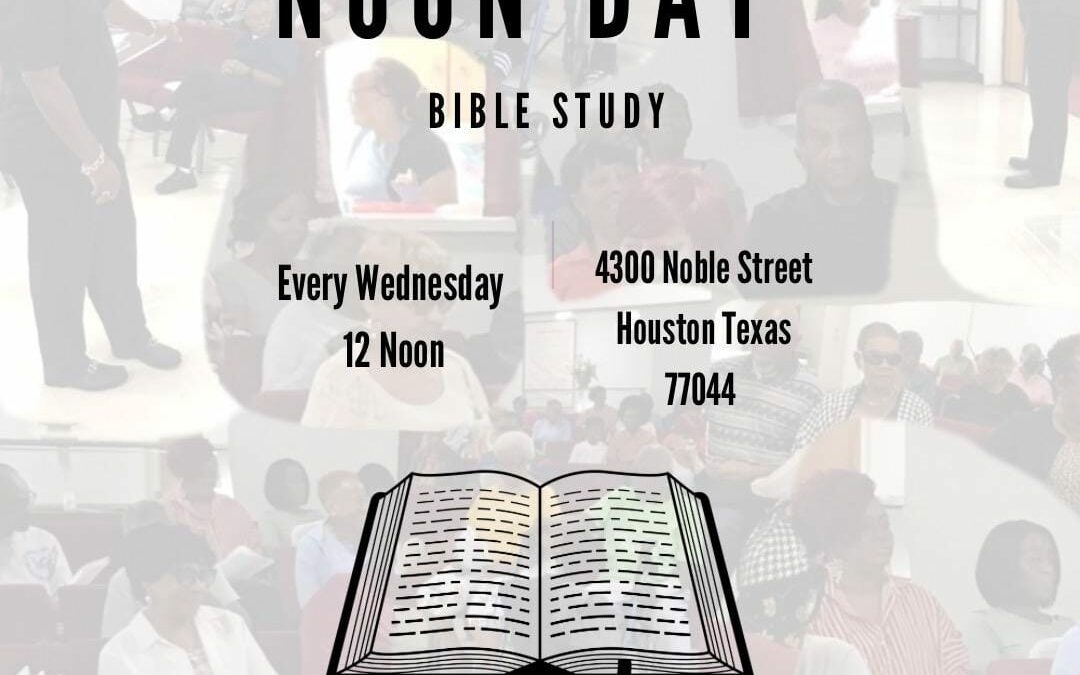 Noon Day Bible Study - Fifth Ward Missionary Baptist Church